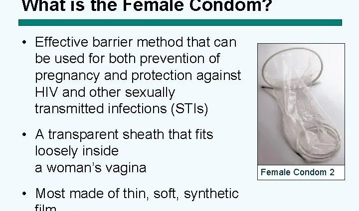 The Female Condom An Effective Method Of Contraception Healthy Food Near Me